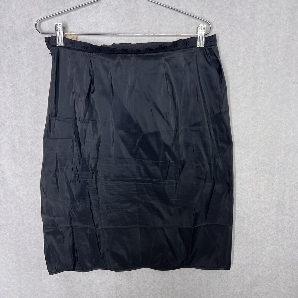 Glydon's Petti Slip skirt Black Hollywood Vintage small | eBay