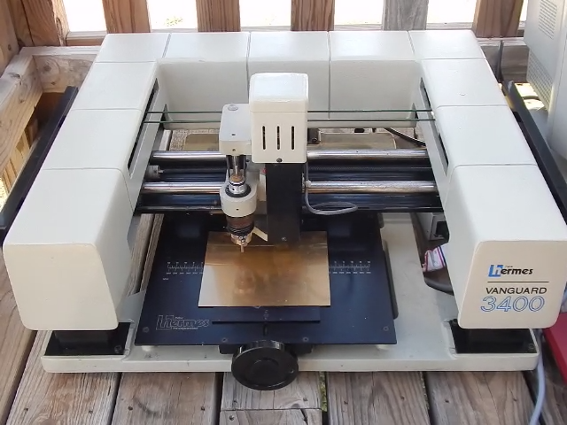 New Hermes Vanguard 3400 computerized engraving CNC machine with ...