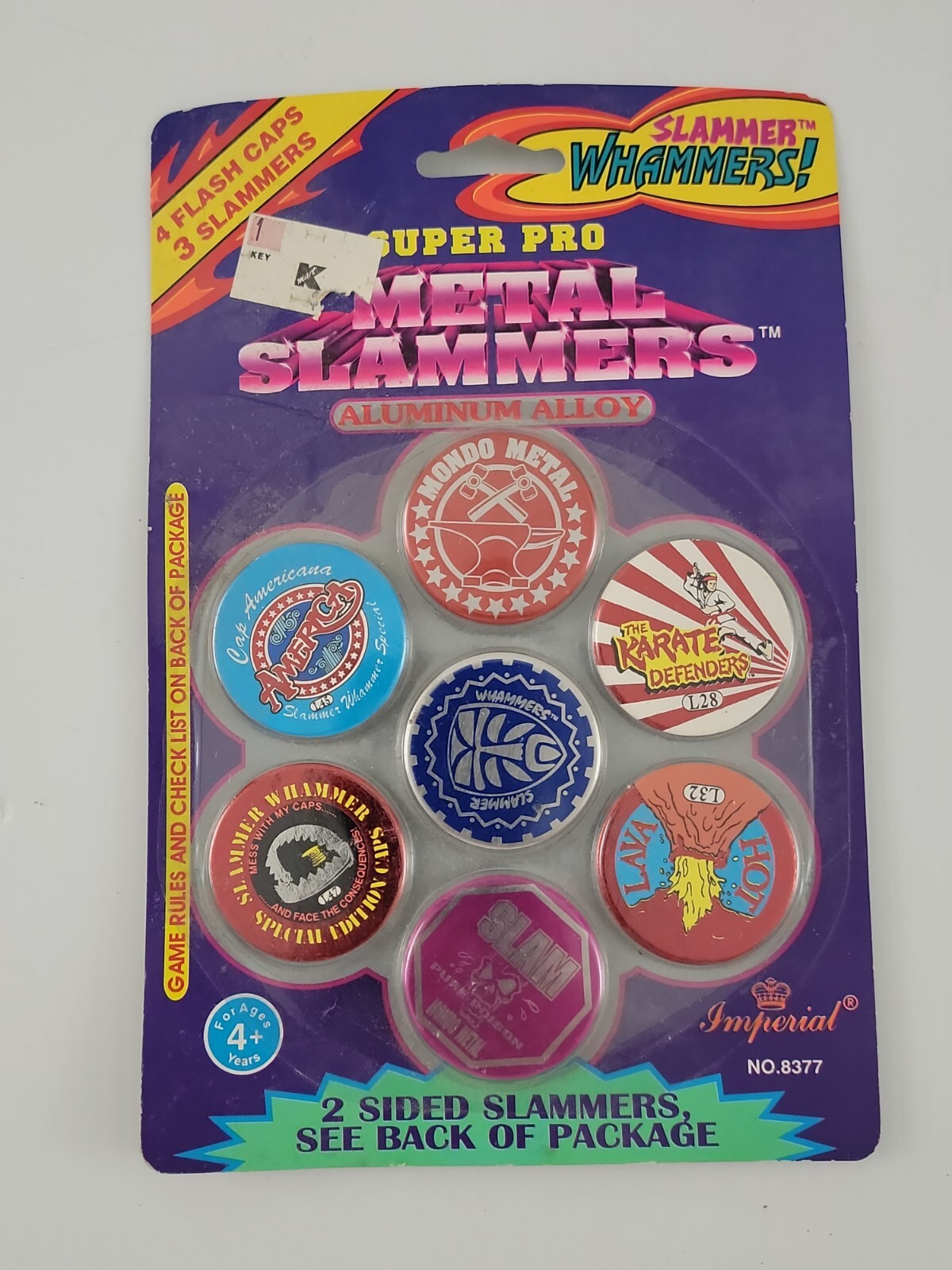 Pog Super pro metal slammers, 4flash caps 3 slammers, aluminum alloy ...