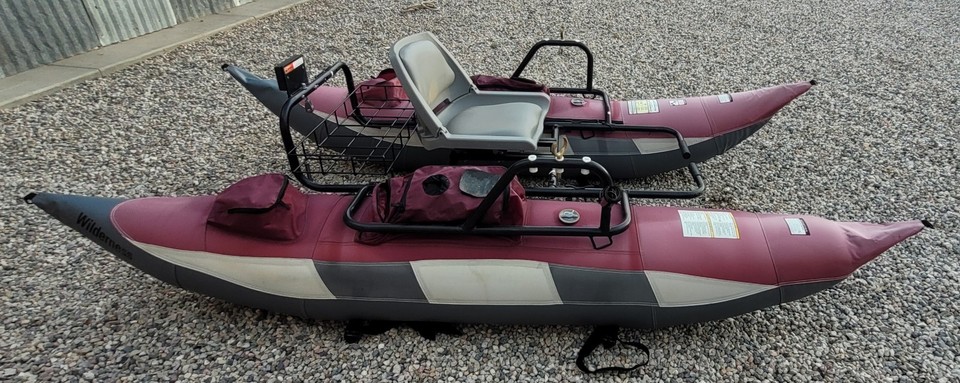 Wilderness Colorado Inflatable Pontoon Boat W/ Motor 1-Person Classic ...