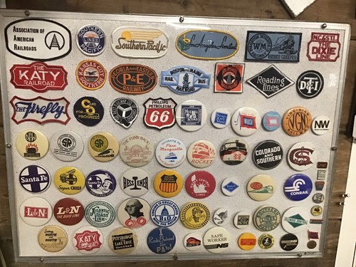 RARE Vintage Railroad Collection Emblems Badges Firefly Dixie Atlantic ...