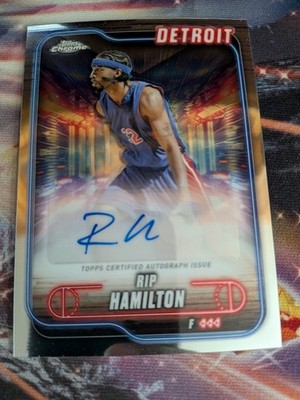 2024-25 Topps Chrome Auto Richard Hamilton Rip Hamilton #TCA-RH Auto | eBay