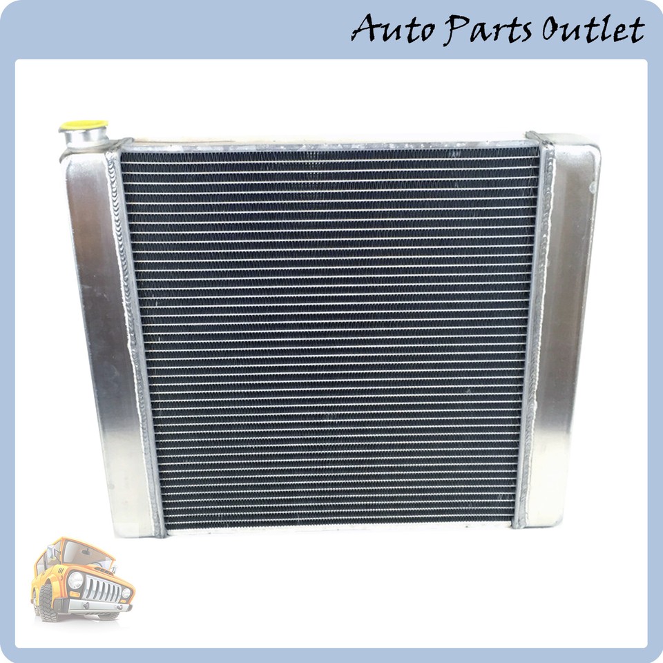 917-347-22 Universal Chevy GM 2 Row Single Pass Aluminum Radiator 22"x ...