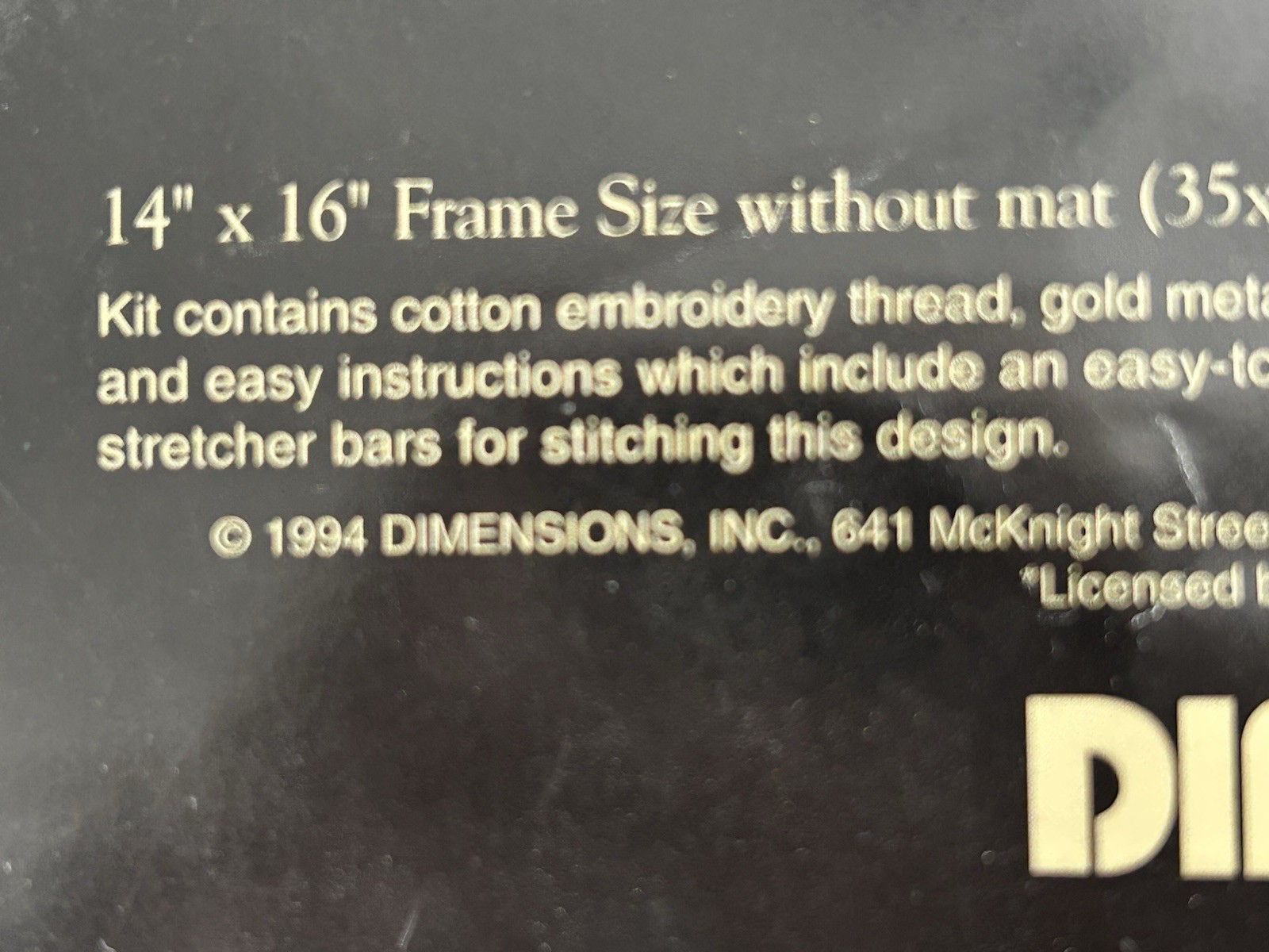 Dimensions Windswept Santa Gold Collection 8449 Counted Cross Stitch ...