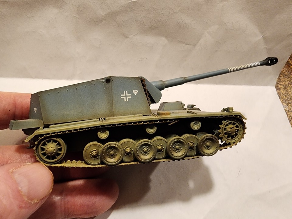 MRC Easy Model 1:72 Scale German 12.8cm Selbstfahrlafette V Sturer Emil ...