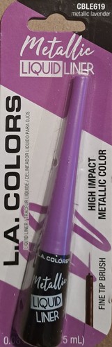 L.A. Colors Metallic Lavender Metallic Liquid Liner CBLE619 3 ct. high ...