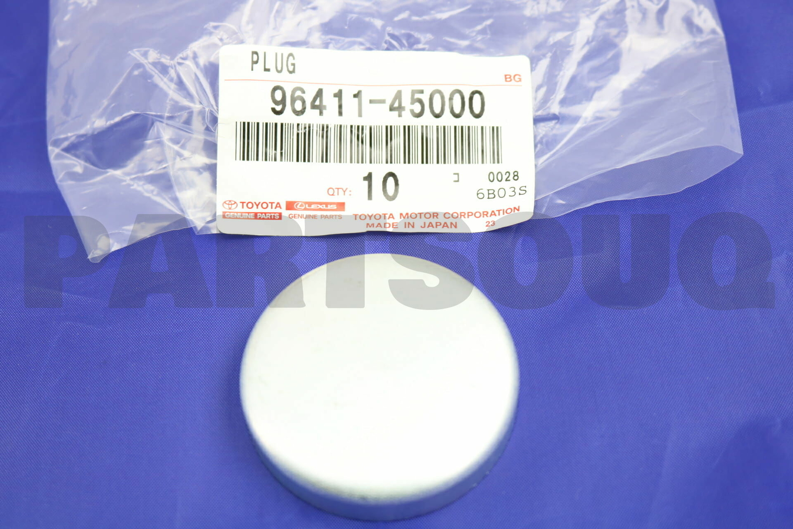 9641145000 Genuine Toyota PLUG, TIGHT 96411-45000 | eBay