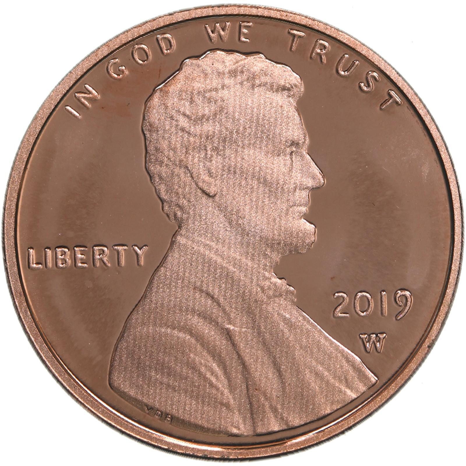 2019 W W W Lincoln Shield Cent Year Set Proof Reverse Proof & BU US 3 ...