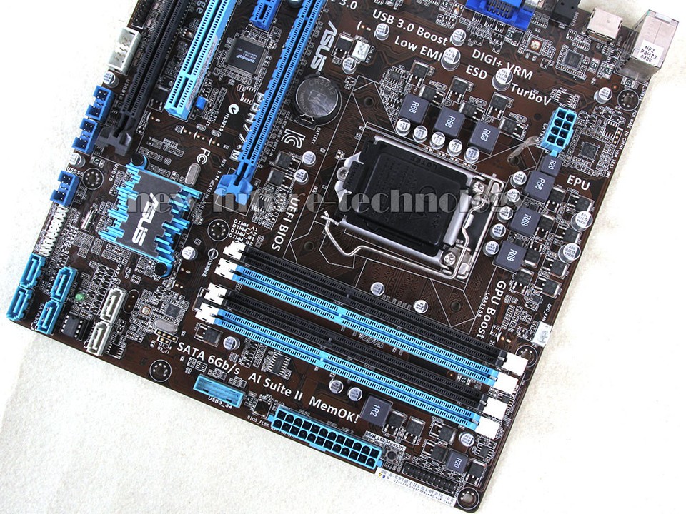 ASUS H77 Motherboard P8H77-M, LGA 1155/Socket H2, Intel H77 Chipset ...