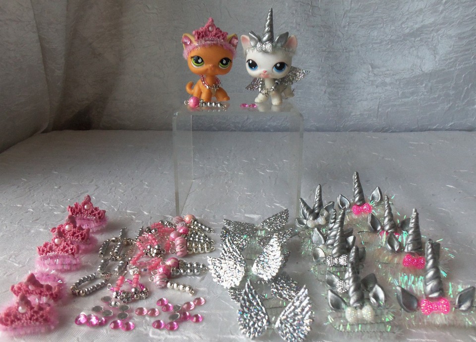 Littlest Pet Shop LPS Lot of 8 Unicorn & Princess Custom Handmade ...