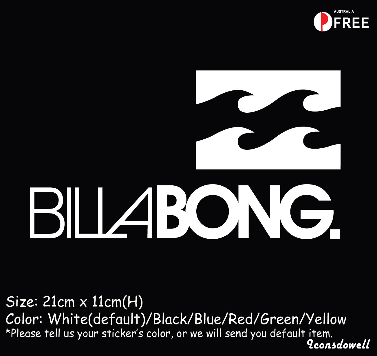 BILLABONG LOGO car graphic sticker decals Vinyl Best Present Gift- | eBay