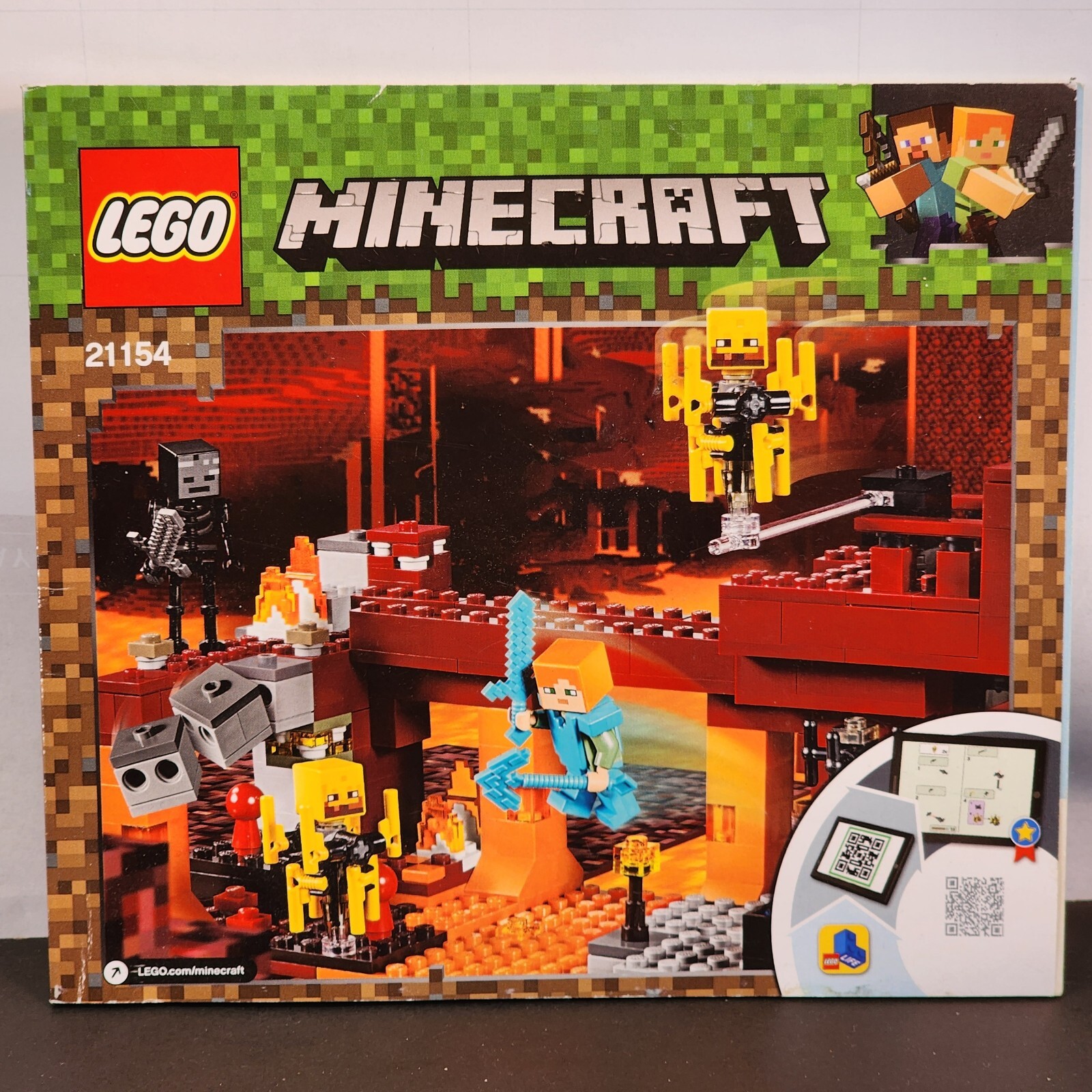 Lego Minecraft The Blaze Bridge (21154) INSTRUCTION BOOK ONLY | eBay