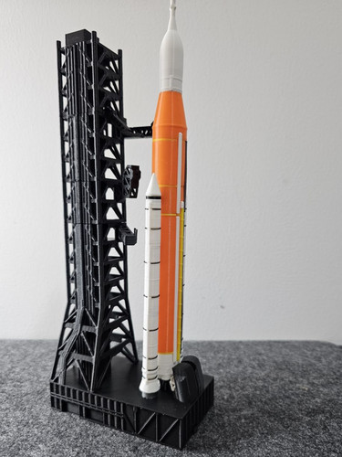1:400 Scale NASA Artemis SLS Orion Launch Tower Set Rocket Model | eBay
