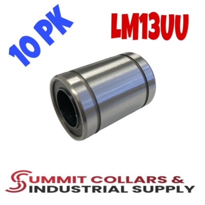(Qty.10) LM13UU linear motion ball bearings 13x23x32 mm LM13 linear ...