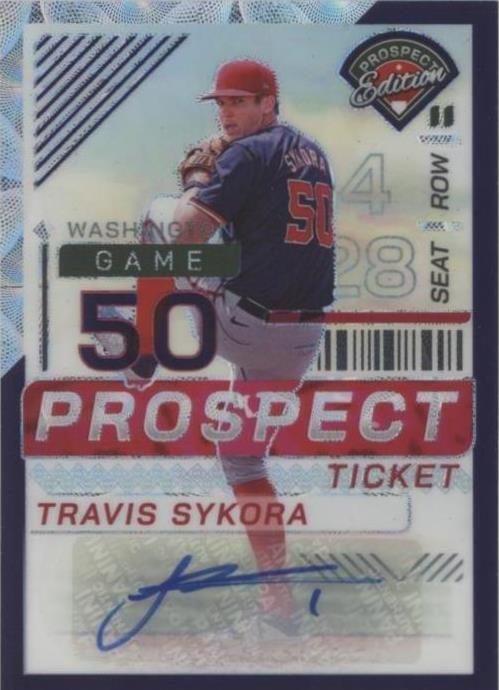 2024 Panini Prospect Edition - Travis Sykora #91 Purple Scope Prizm ...