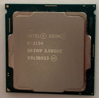 Processeur Intel Xeon E-2134 LGA1151 SR3WP | eBay