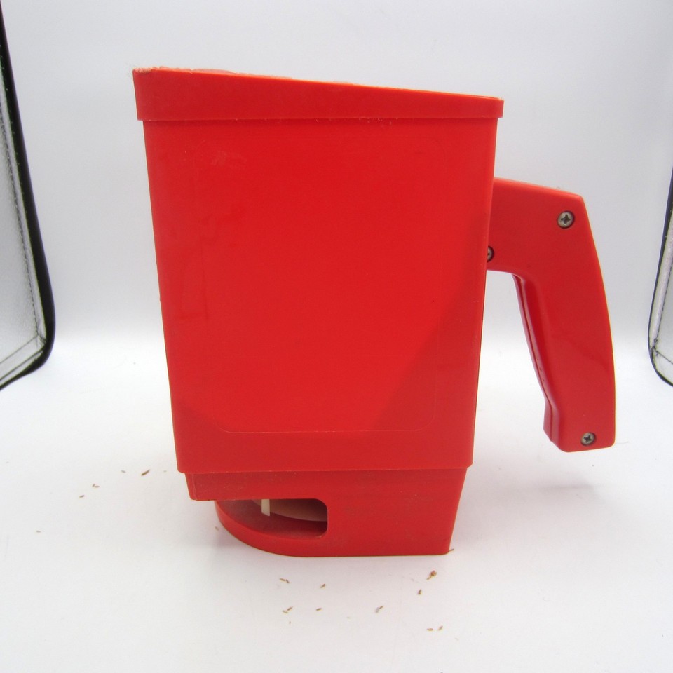 Vtg Ortho Whirlybird Spreader W Lid For Lawn Garden Fertilizer And