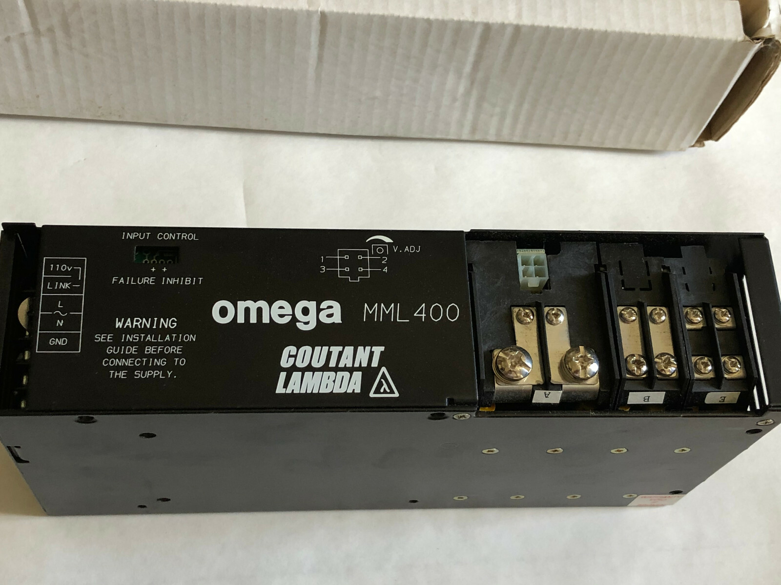 LAMBDA NS-MEL-001A/MML400,4B4AC2A-0573,COUTANT LAMBDA OMEGA MML 400 ...