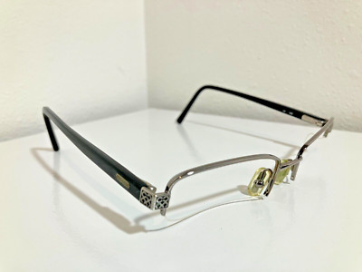 Coach Eyeglasses Petra Half Rim (1026) Dark Gunmetal Frames Temple Arms ...