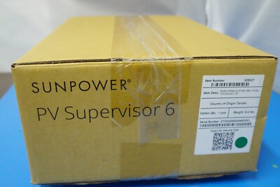 NEW IN BOX: Sunpower PV Supervisor 6 PVS6 Solar Power Monitor System | eBay