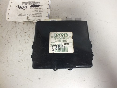 2004-2010 TOYOTA SIENNA MULTIPLEX NETWORK DOOR CONTROL MODULE 89222 ...
