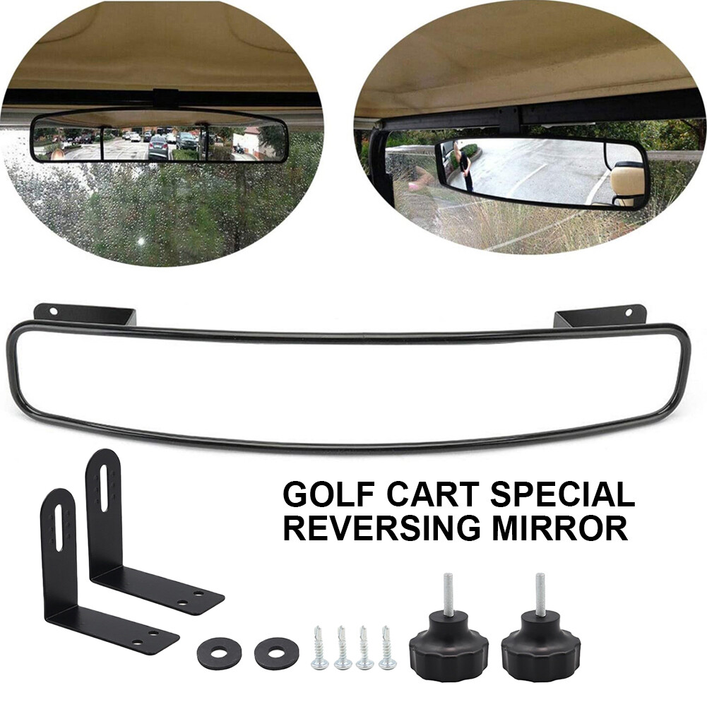 Rear View Mirror Folding Golf Cart Side View Mirror for Golf Carts Club ...