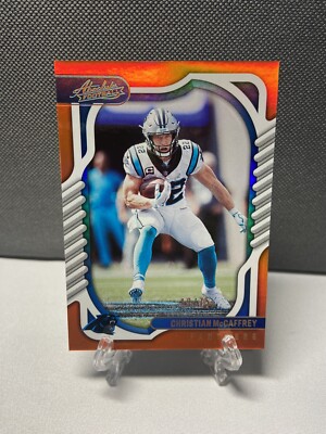 2022 Panini Absolute Spectrum Orange #'d 16/75 Christian McCaffrey #29 ...