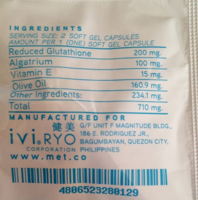 MET Tathione Metathione Glutathione Bleaching Pills 30 Capsules Evens ...