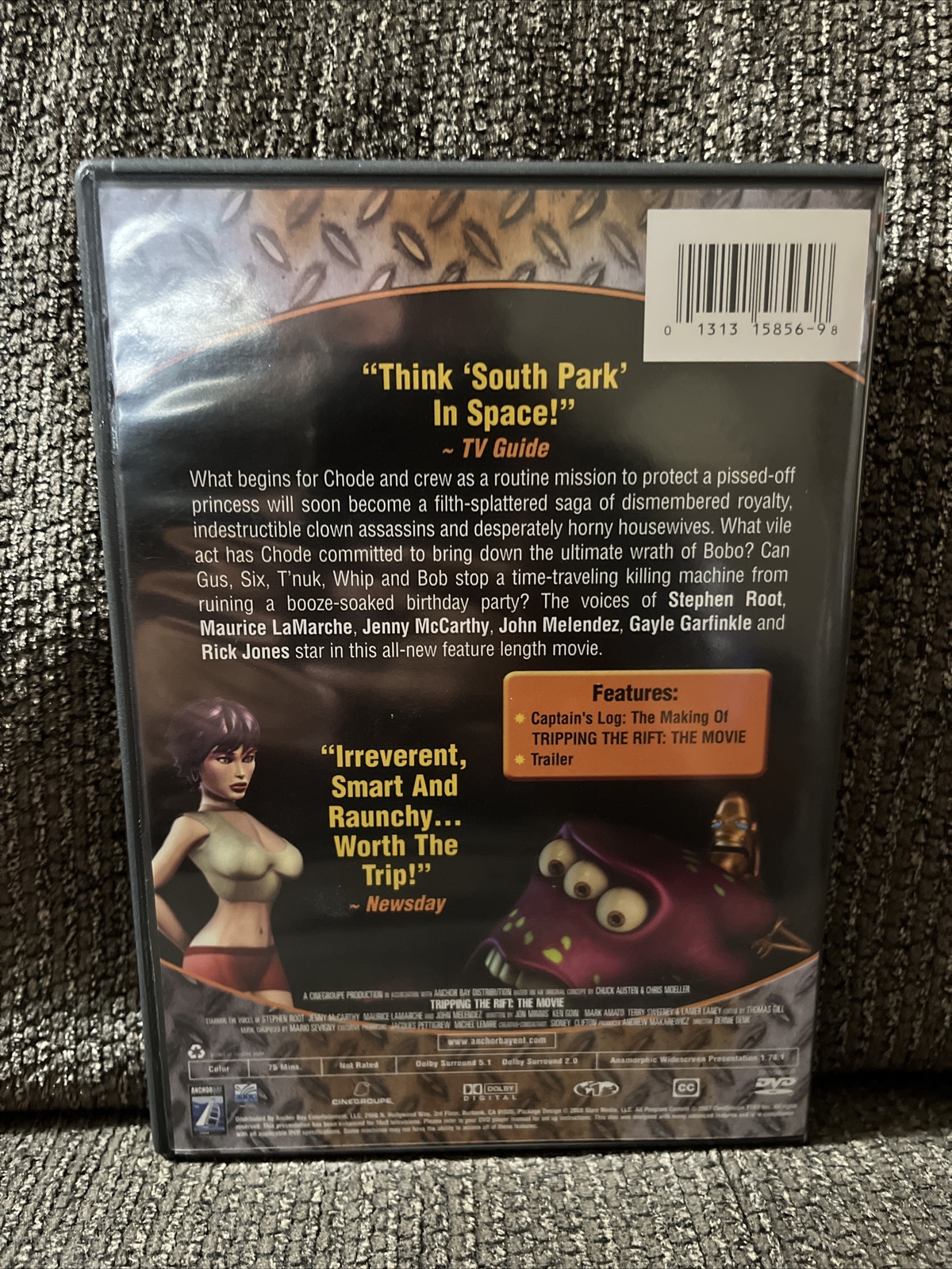 TRIPPING THE RIFT: The Movie DVD Rare OOP , Jenny McCarthy Sci-Fi Adult ...