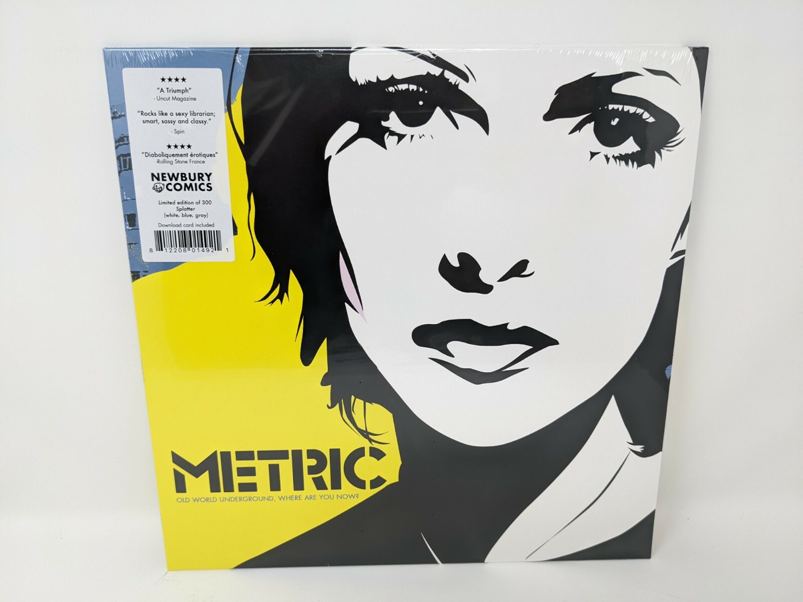 Metric Old World Underground Where Are You Now Vinyl LP /300 White Blue ...