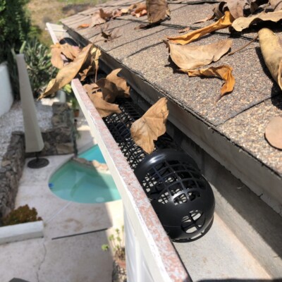 20 Gutter Cups 30 feet, Best Gutter Guards protecting rain gutters from ...