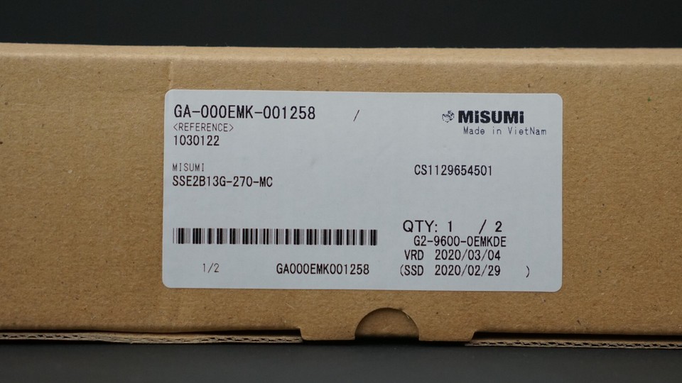 MISUMI SSE2B13G-270-MC Linear Block & Rail Assembly | eBay