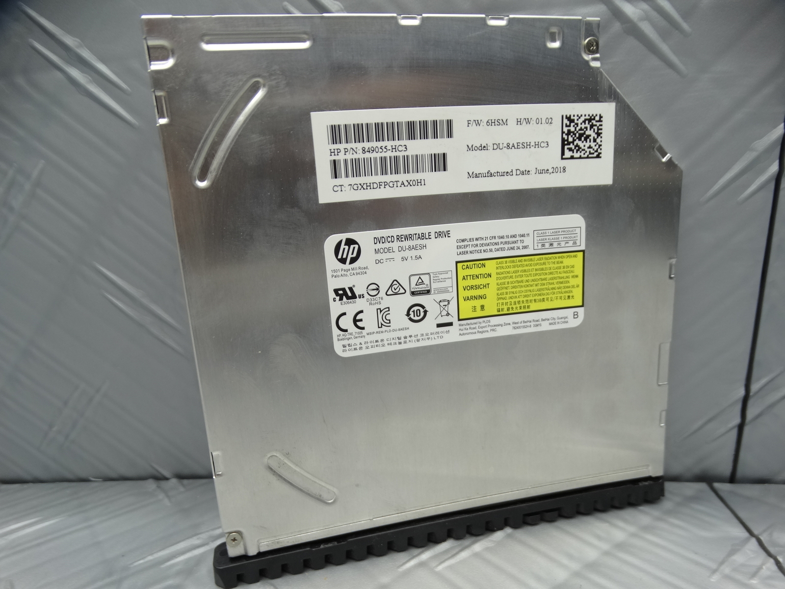 HP TP01 DVD RW Drive With Black Front Bezel 849055-HC3 L67841-001 | eBay