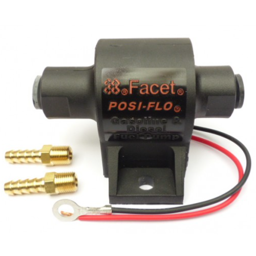 FACET 60104 POSI FLOW FUEL PUMP 1.5-4.0 Psi - RATED 150 BHP + 6mm HOSE ...