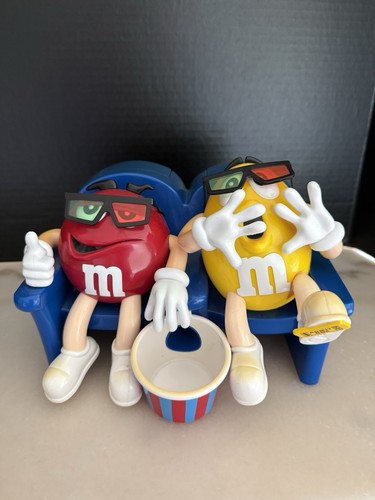 Vintage M&M's At the Movies 3D Glasses Candy Dispenser Red & Yellow | eBay