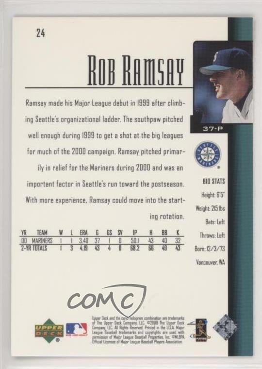 2001 Upper Deck Star Rookie Robert Ramsay Rob Ramsay #24 | eBay