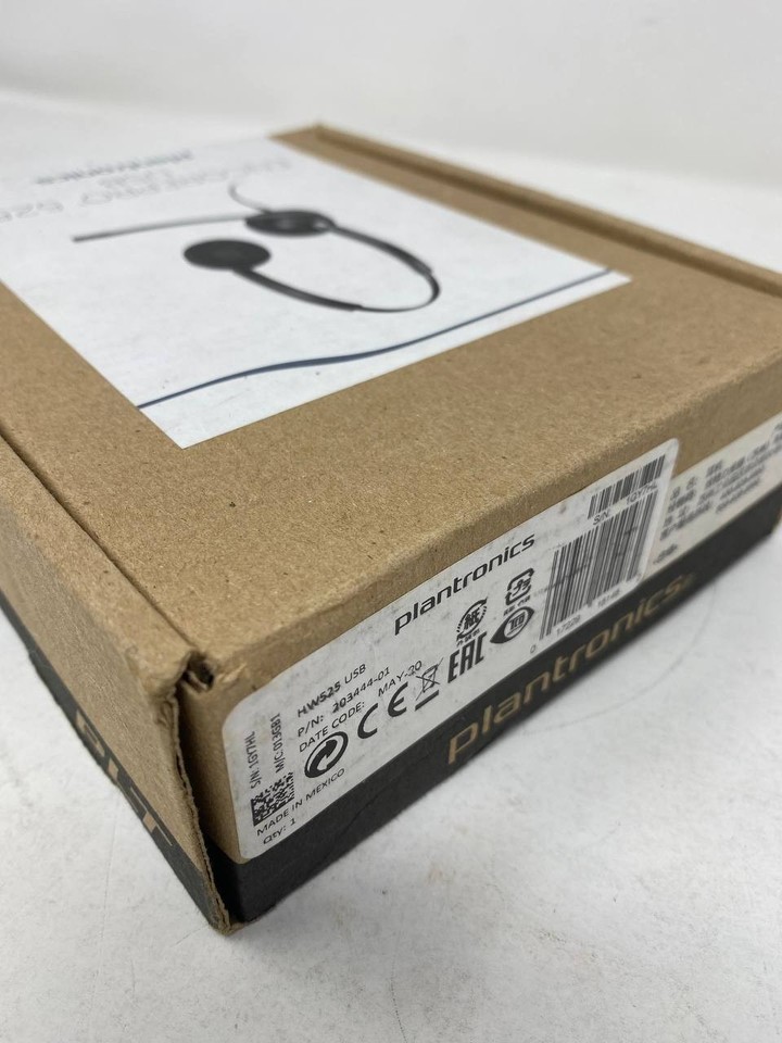 Plantronics EncorePro HW525 On Ear USB Binaural Headset Open Box | eBay