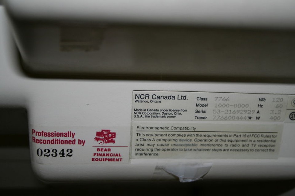 NCR 7766 Single Pocket Proof Encoder * USED | eBay