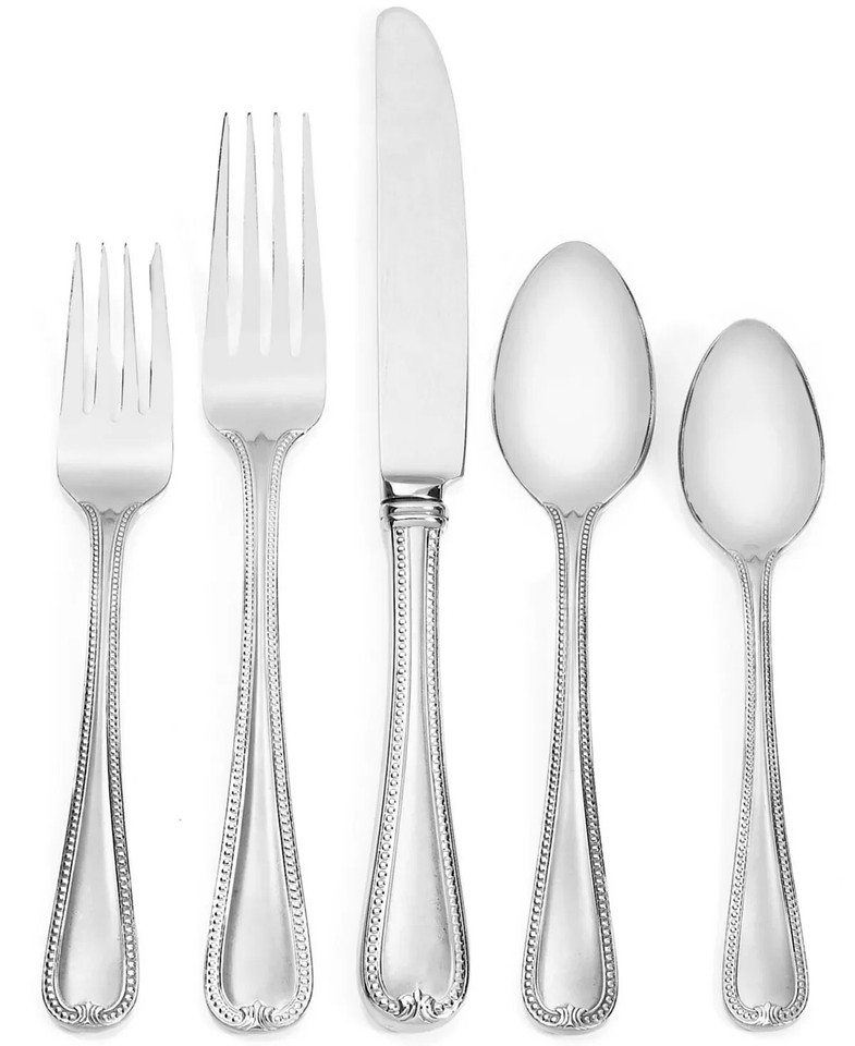 Lenox Vintage Jewel Frosted Stainless Flatware 40 Piece Set | eBay