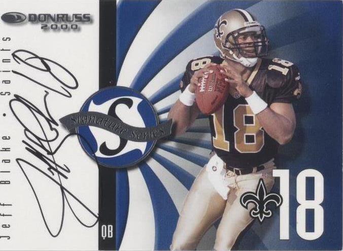 2000 Donruss - Signature Series Jeff Blake Blue /100 (AU) for sale ...