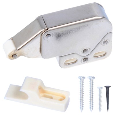 PUSH TO OPEN CATCH Cupboard Cabinet Door Spring Loaded Touch Release ...