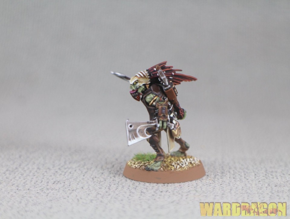 Warhammer 40K WDS painted T'AU EMPIRE KROOT FLESH SHAPE a74 | eBay