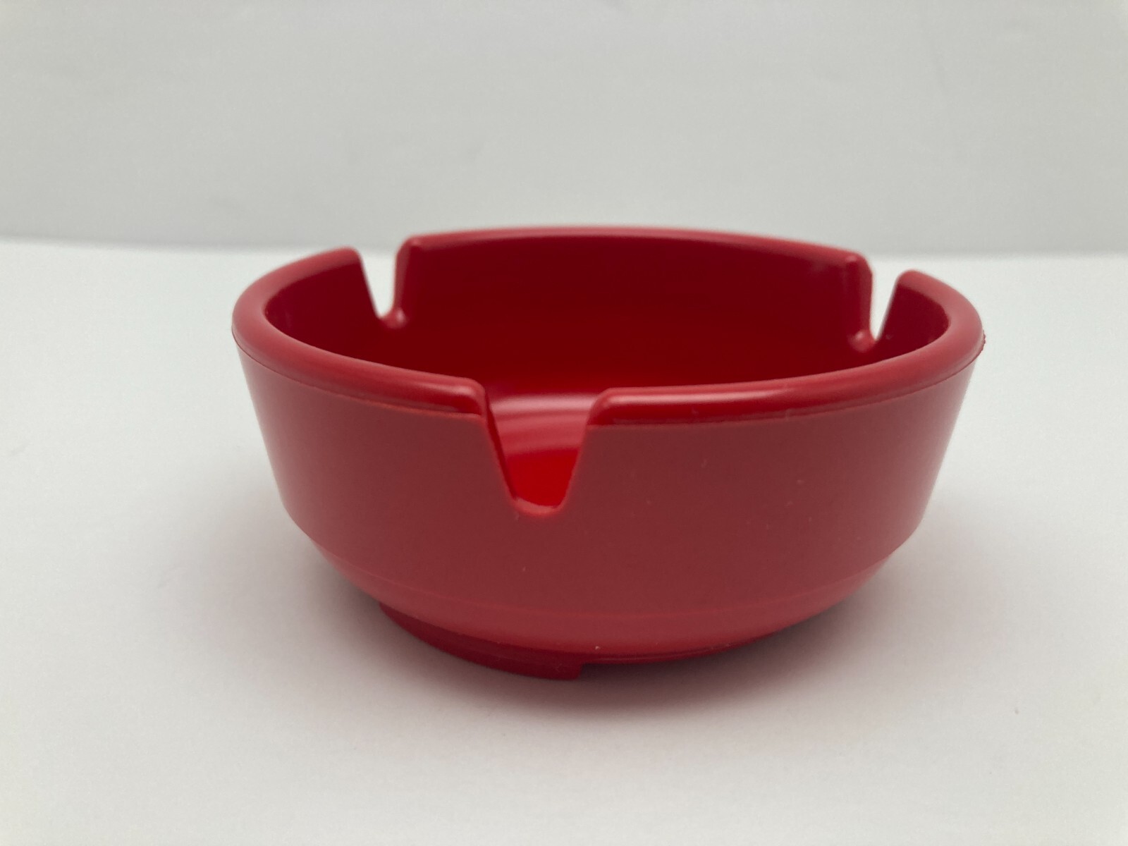Vintage GES-LINE 301 Plastic Ashtray Red Made In USA 3" Diameter | eBay