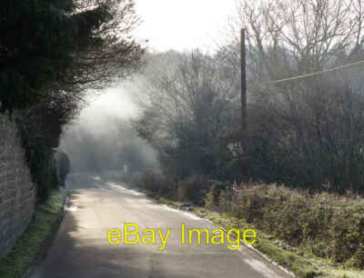 Photo 6x4 Smoke in the air Great Doward Smoke from a bonfire is lit up ...