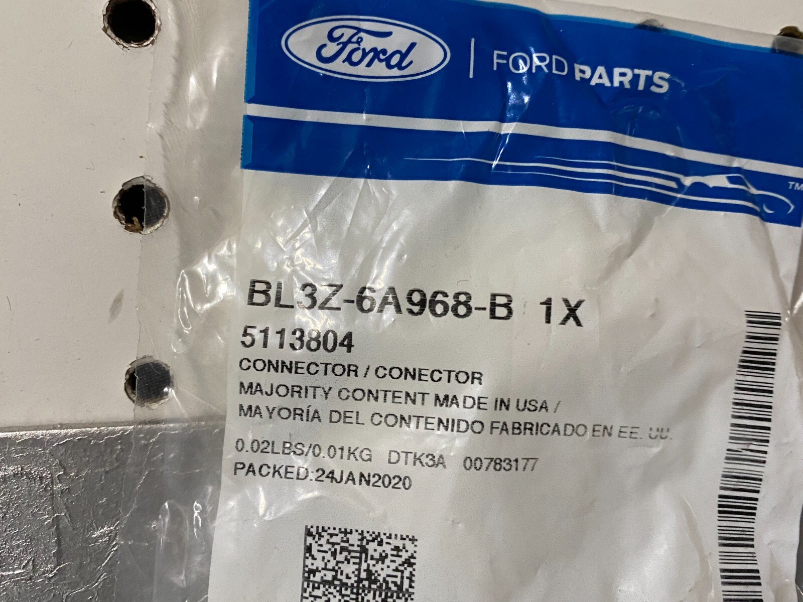 Ford OEM NOS BL3Z-6A968-B Oil Tube Connector 2011-2016 Ford F-150 V6 | eBay