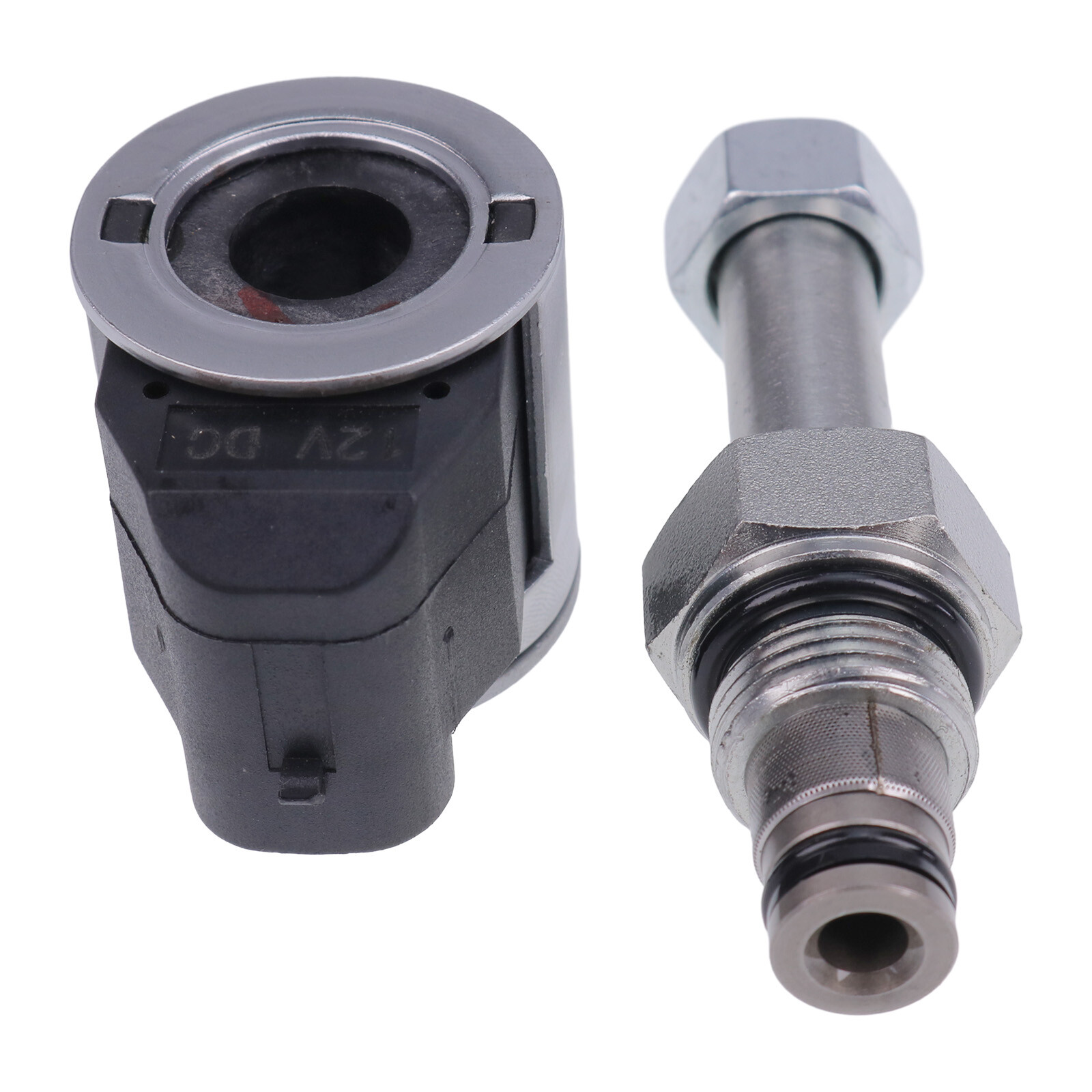 12V Hydraulic Solenoid Valve AT195142 for John Deere 710J 325J 310SJ ...
