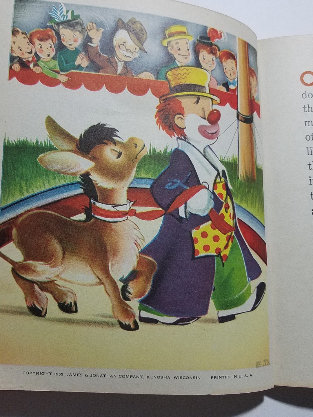 1950 The Story of Willie the Donkey A Bonnie Story and Puzzle Book - No ...