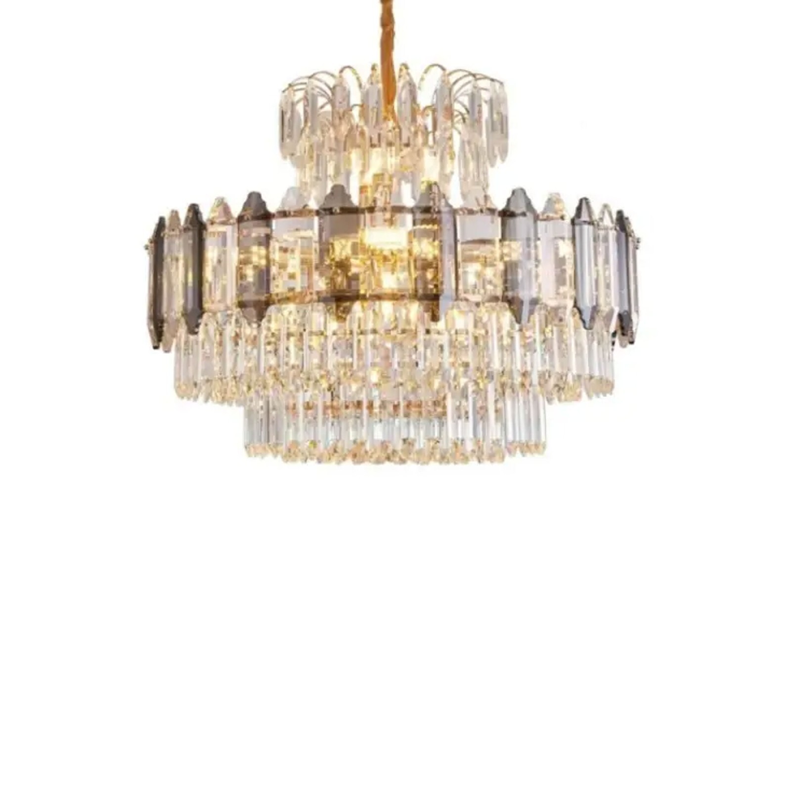 Modern Gold K9 Crystal Chandeliers Luxury Lamps Ceiling Pendant ...