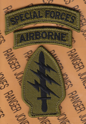 US Army Special Forces Group Airborne SFGA ODD w/ HOOK ~4.5" patch SF ...