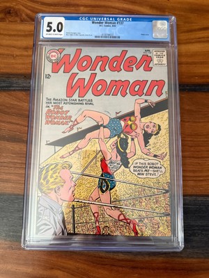 1963 WONDER WOMAN 137 CGC 5.0 SILVER AGE NO RESERVE WOW GEM LOOK!! | eBay